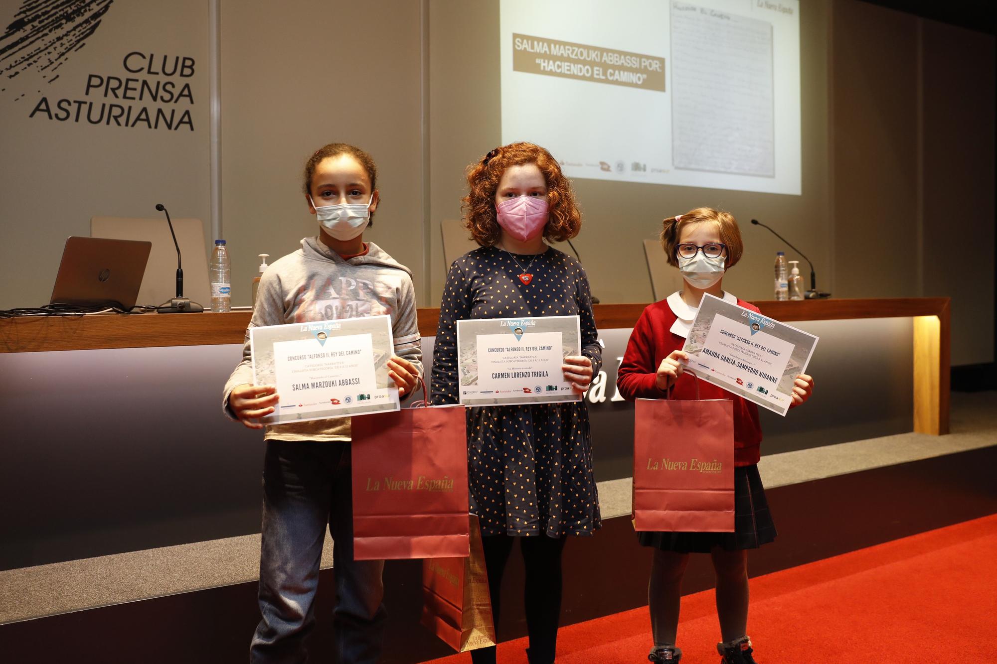 Entrega de premios del Concurso de dibujo y relatos del Camino Primitivo