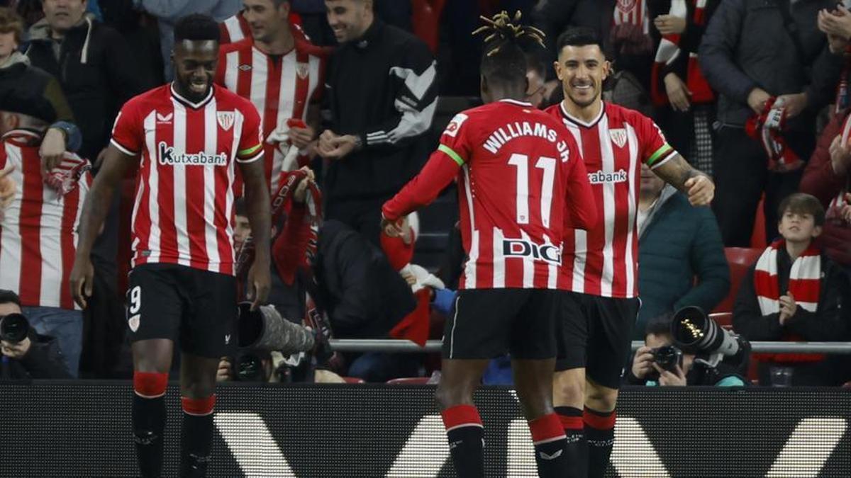 El Athletic mantiene su ilusión con una goleada al Mallorca, pero se preocupa por los Williams