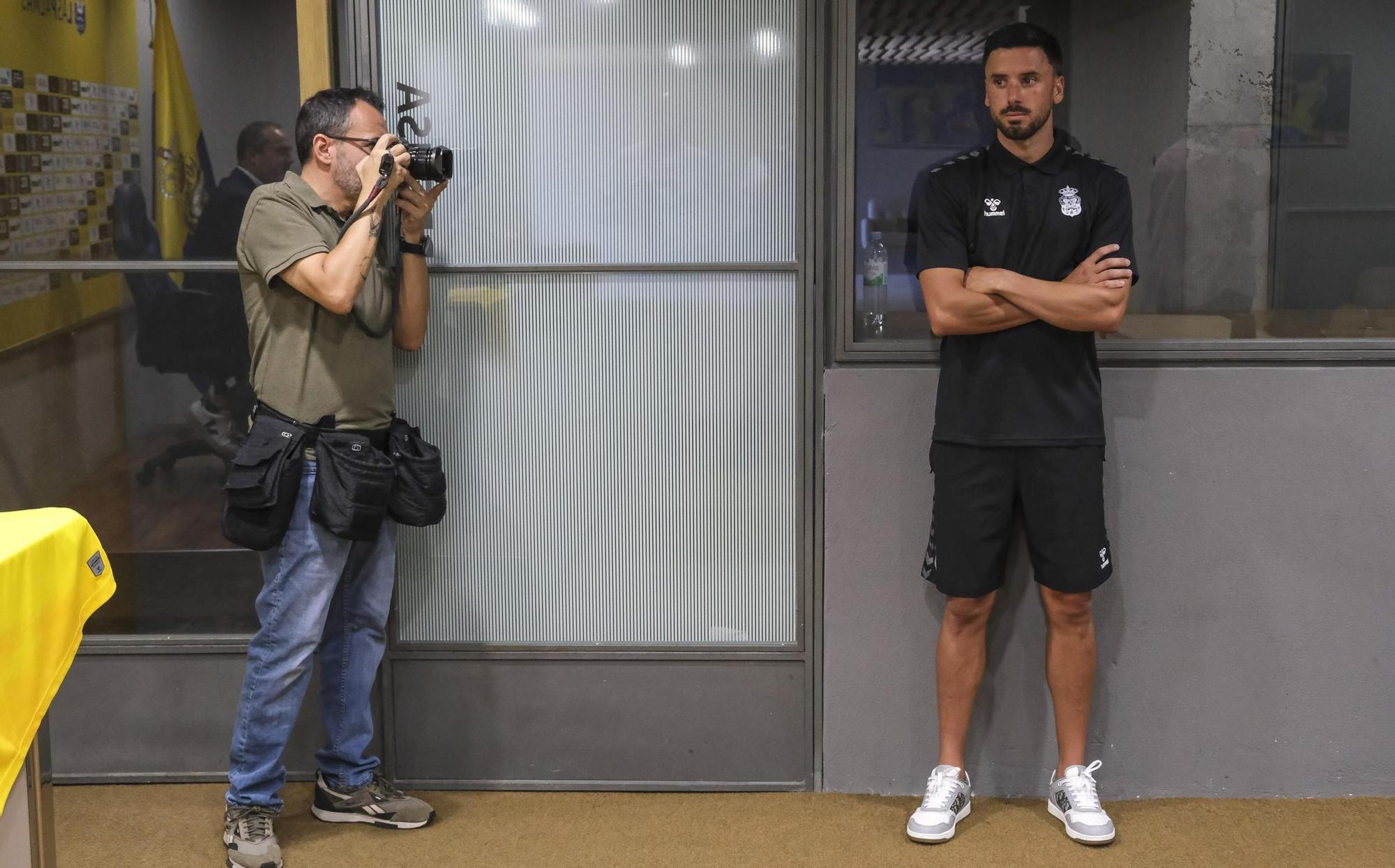 FOTOS: Javi Muñoz, nuevo jugador de la UD Las Palmas