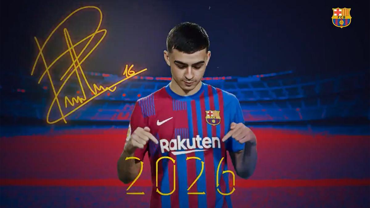 Las cifras del nuevo contrato de Pedri