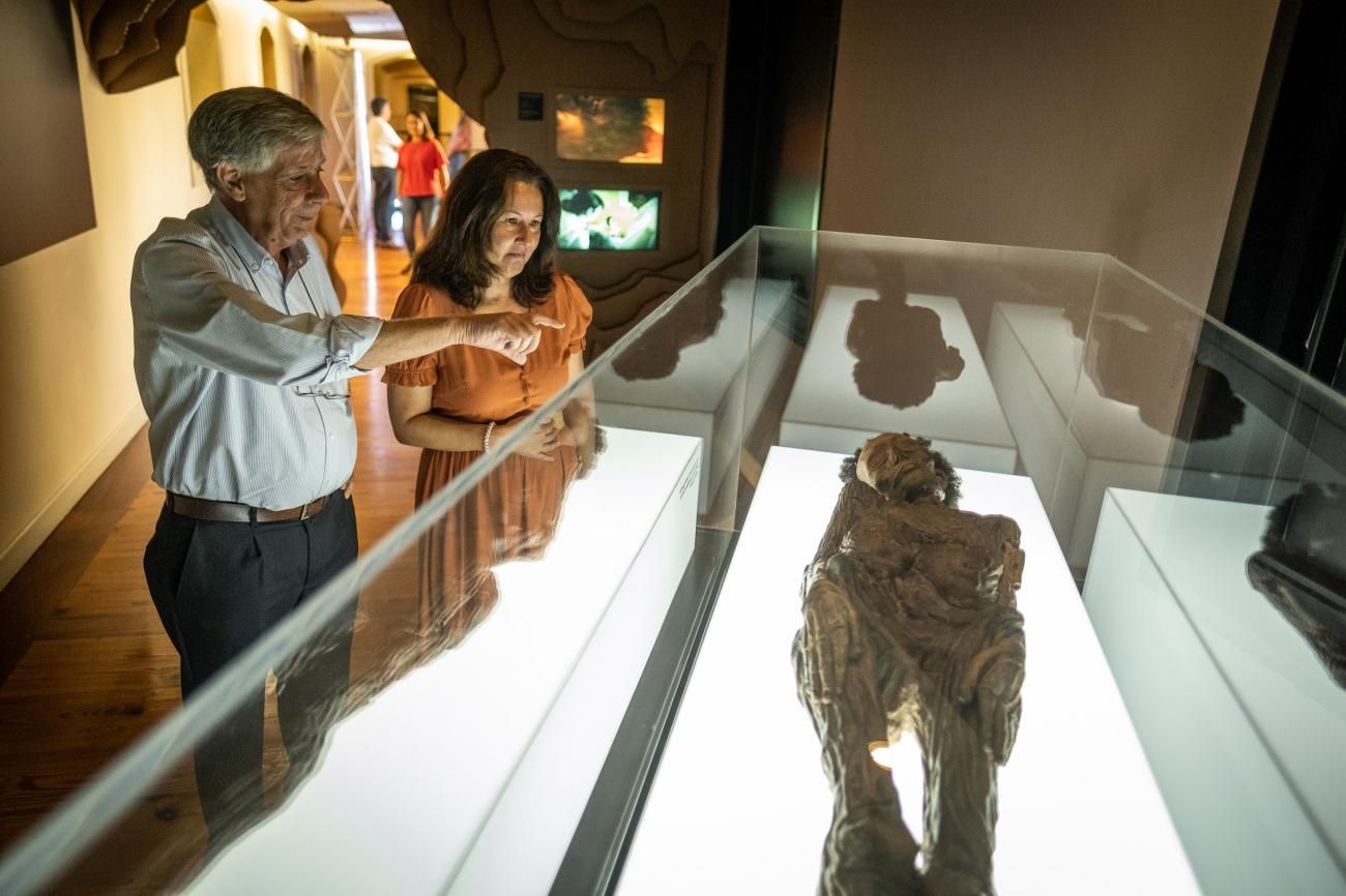 Presentación de réplica de momia guanche