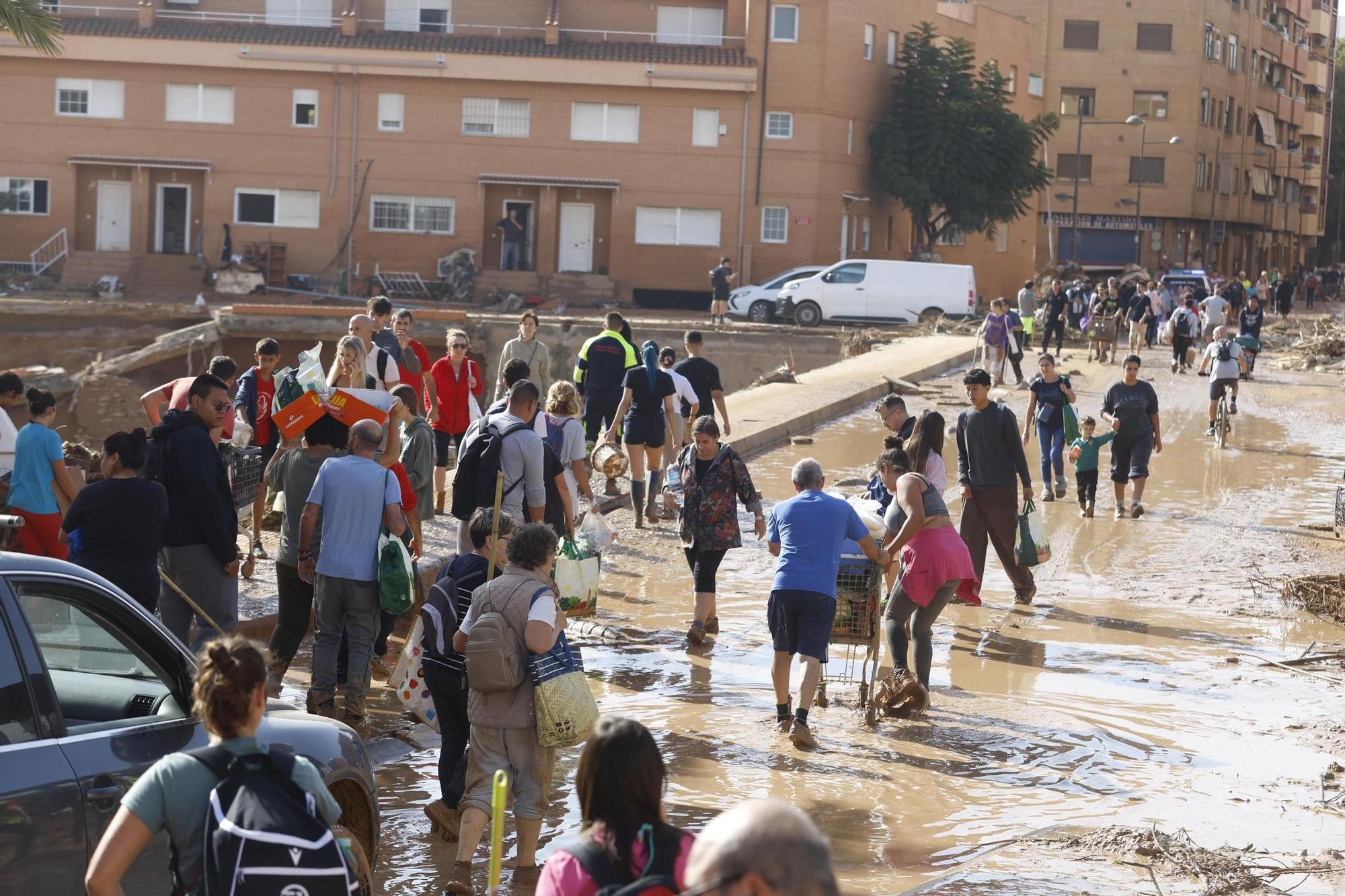 Así está Paiporta 40 horas después del desastre