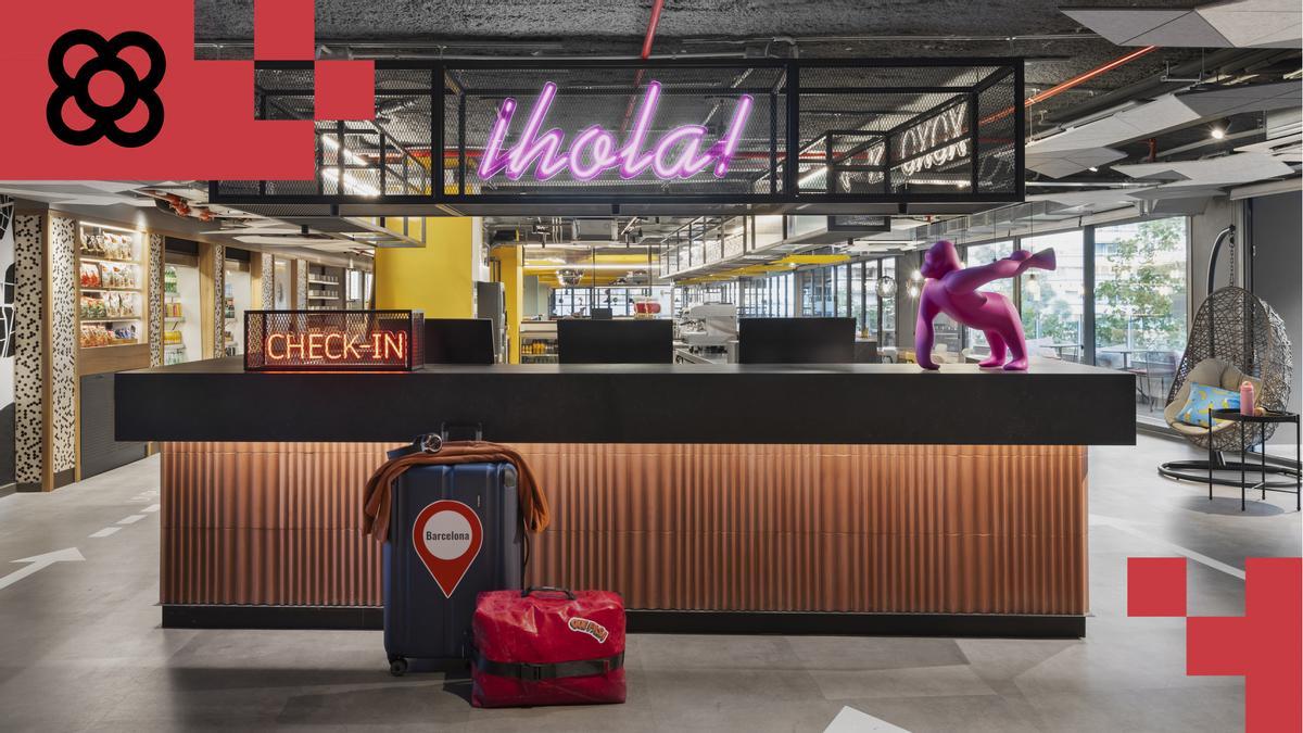 Así es el nuevo hotel de Moxy en Barcelona: la marca más divertida de ...