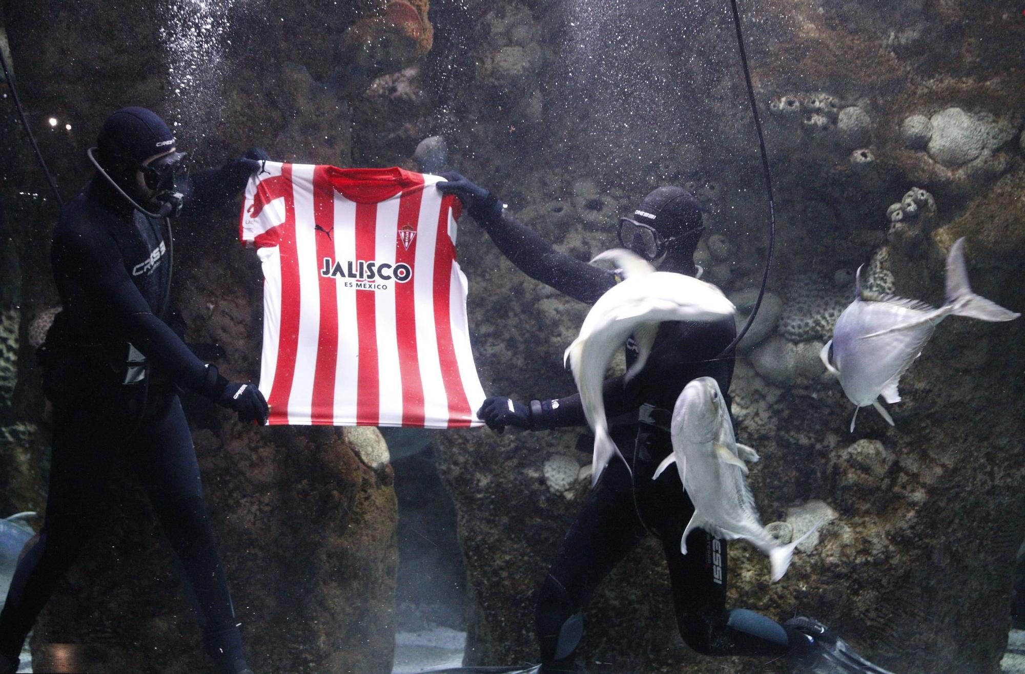 EN IMÁGENES: La presentación de la nueva camiseta del Sporting y su ...