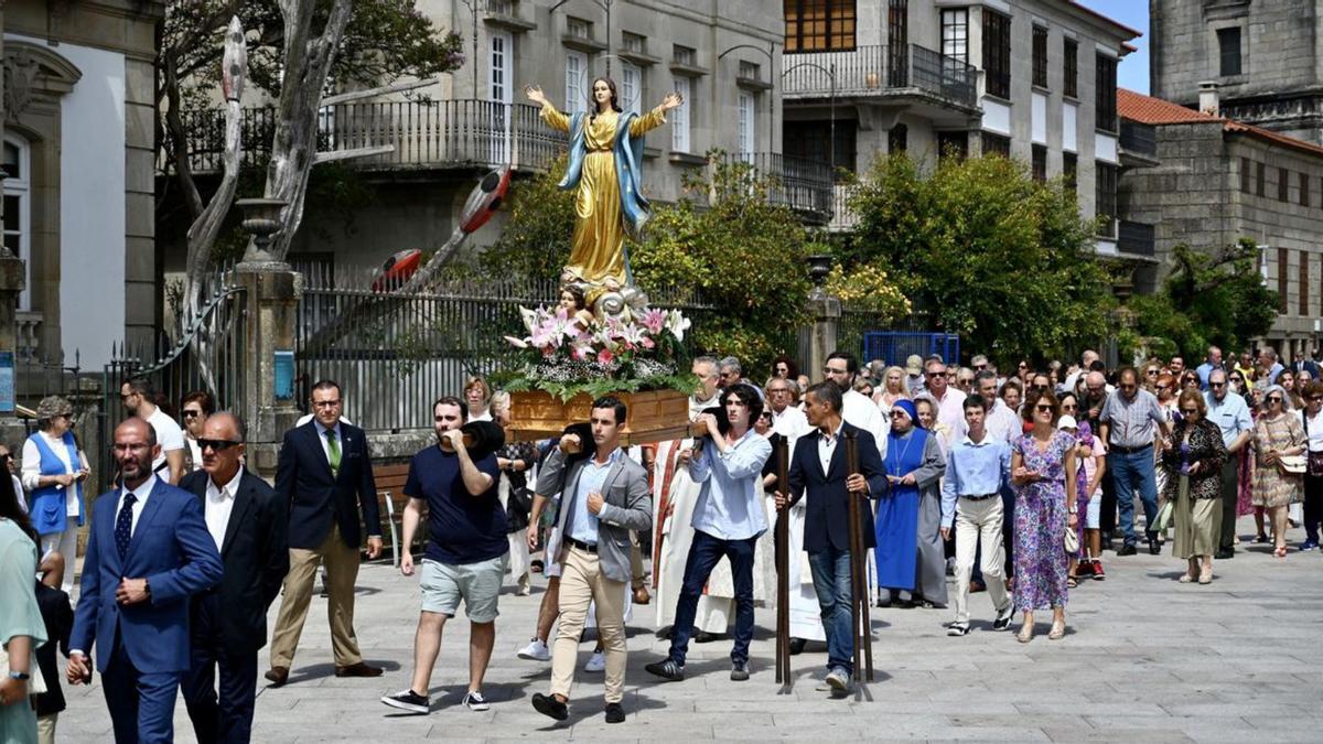 La celebración de la Asunción en Santa María da hoy paso a la fiesta de ...