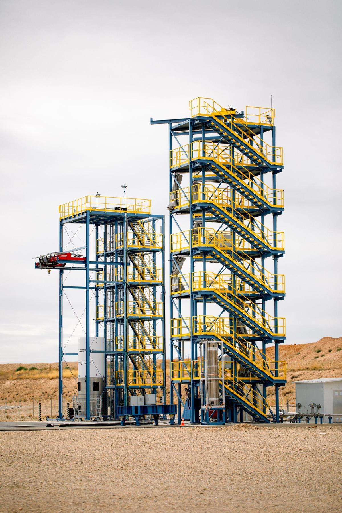 Así son los bancos de ensayos del nuevo cohete español Miura 5