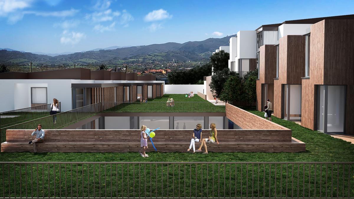El proyecto de las viviendas colaborativas ("cohousing") de Llanera se ...