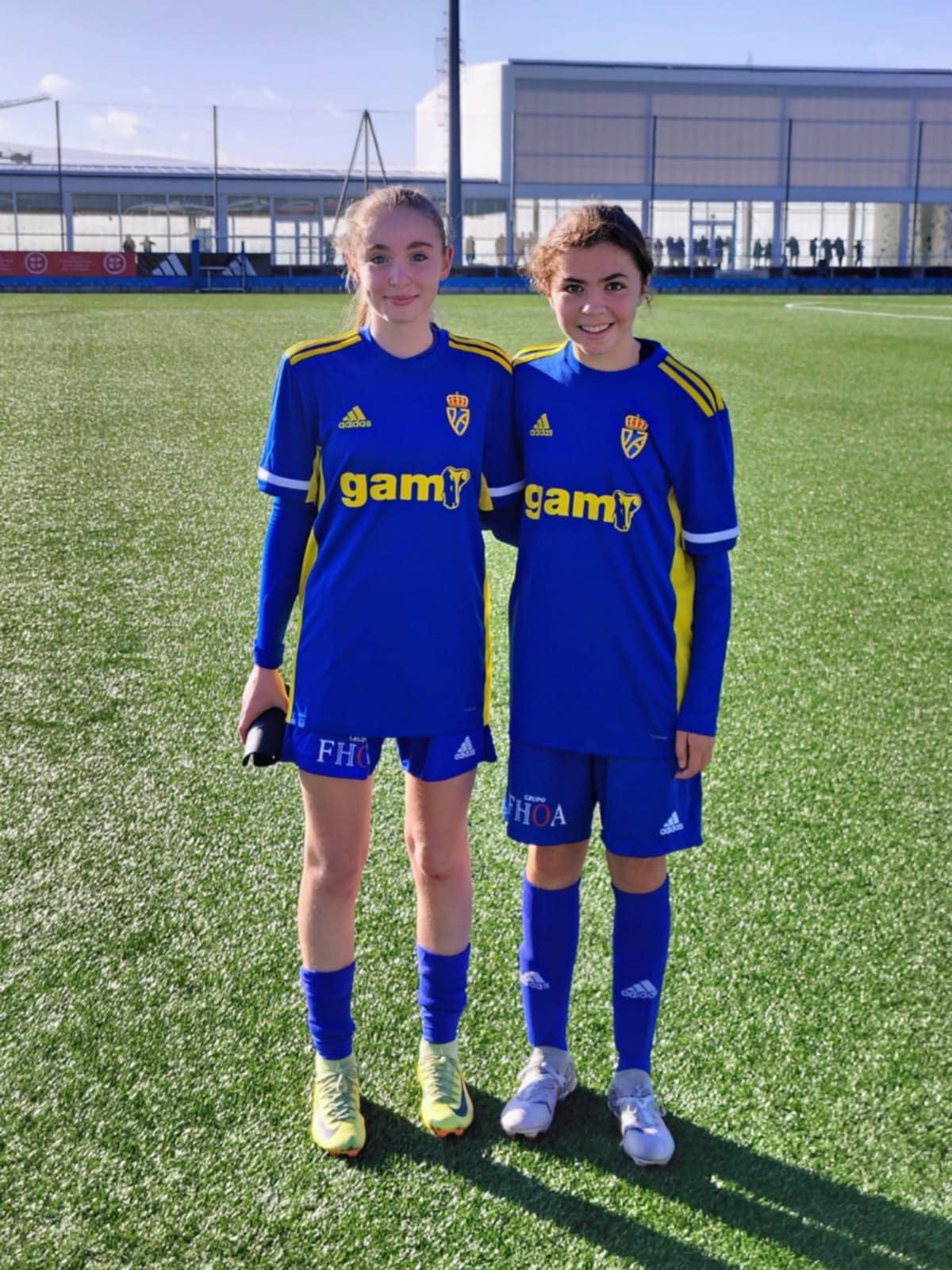 La cabraliega Martina Collado y la llanisca Julia Fuente con Asturias ...