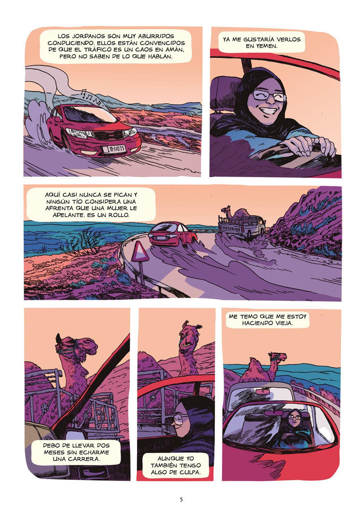 Una heroína yemení en cómic