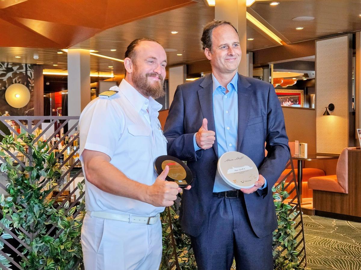 El «Mein Schiff» se estrena en Vigo con sabor a reencuentro