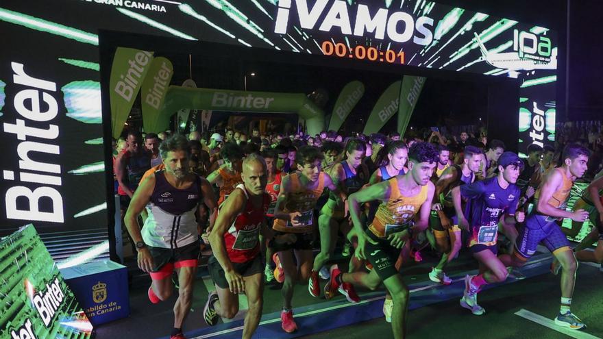 CARRERA LAS PALMAS | La Binter Night Run toma la capital grancanaria