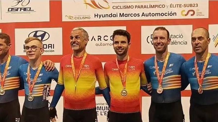 Oro y plata para el paralímpico Javier Vaquero en el Campeonato de ...