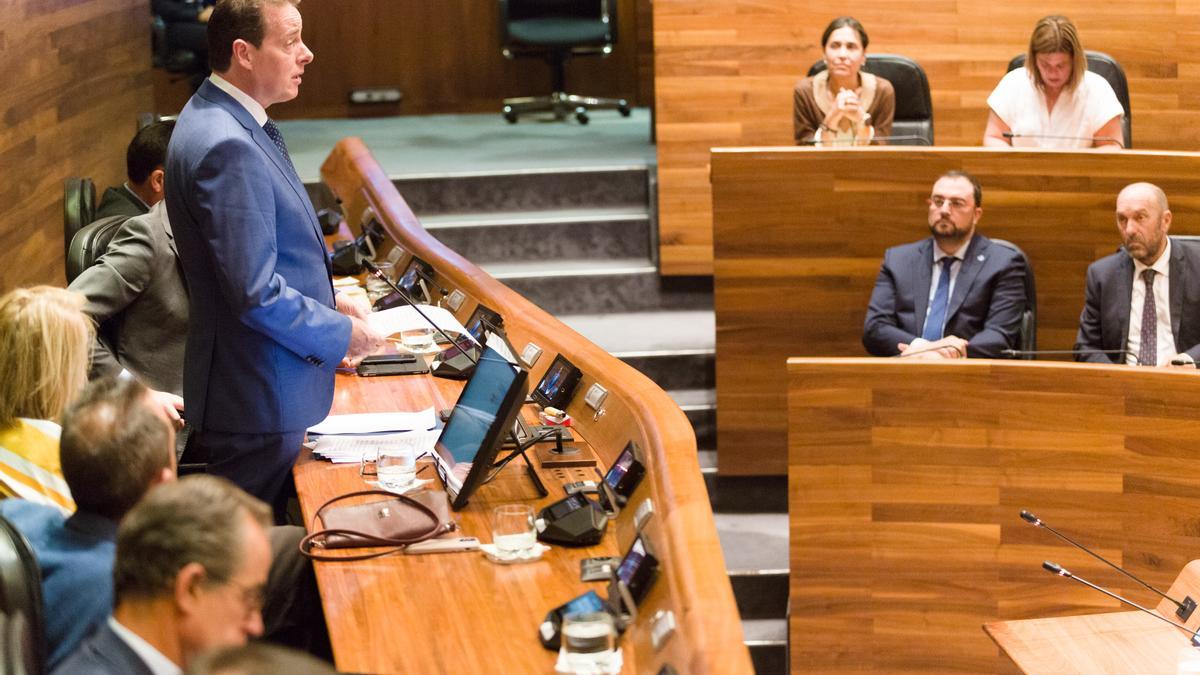 El presidente de la Junta defiende en el pleno del Día de Asturias una visión de "optimismo ...