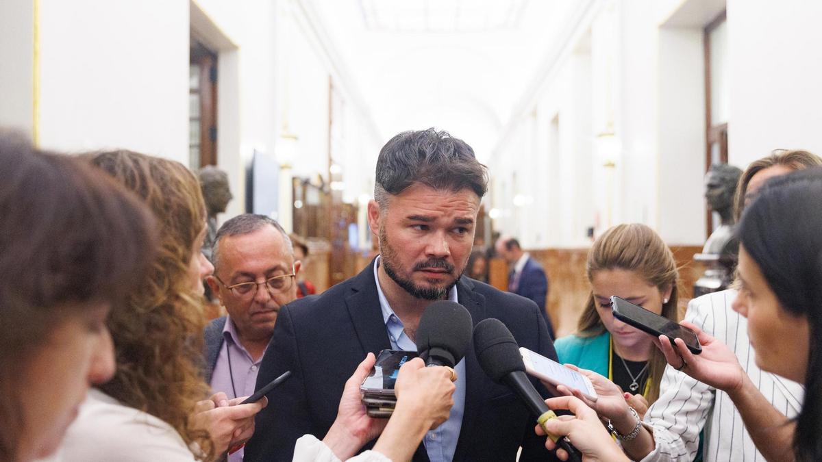 FINANCIACIÓN AUTONÓMICA | Rufián critica que Junts no acepte el nuevo ...