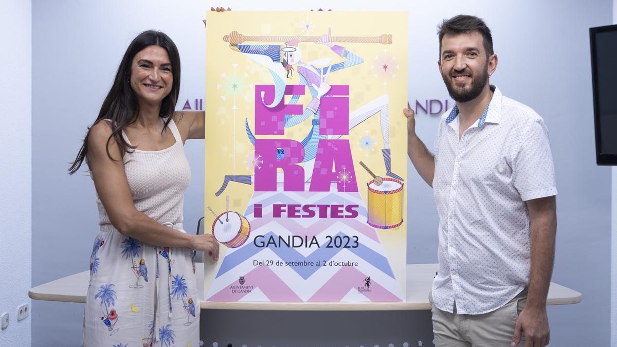 La Fira de Gandia de José Gallego és el cartell d’enguany