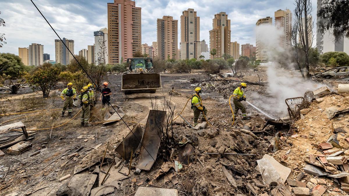 Incendio Benidorm: Confirman al menos 5 focos como origen del fuego de ...