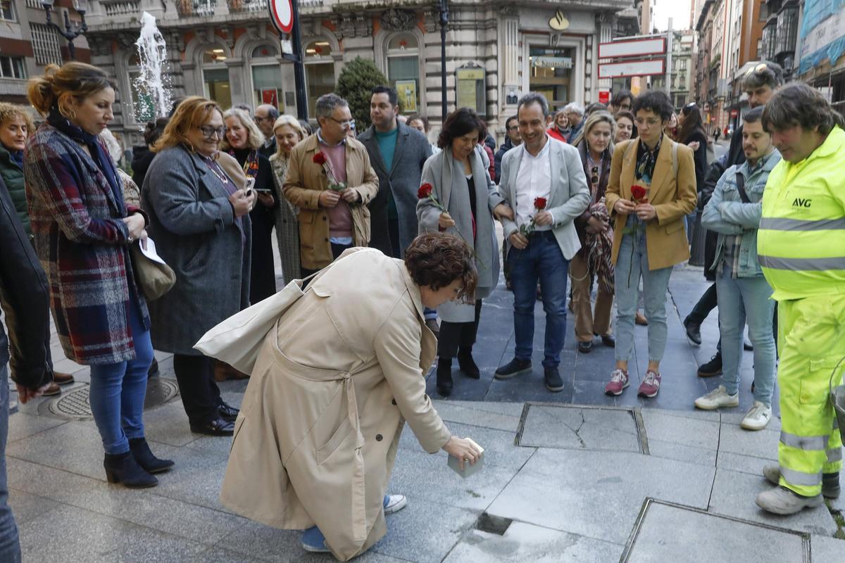 El homenaje a la víctima del nazismo Isidro Álvarez, en imágenes