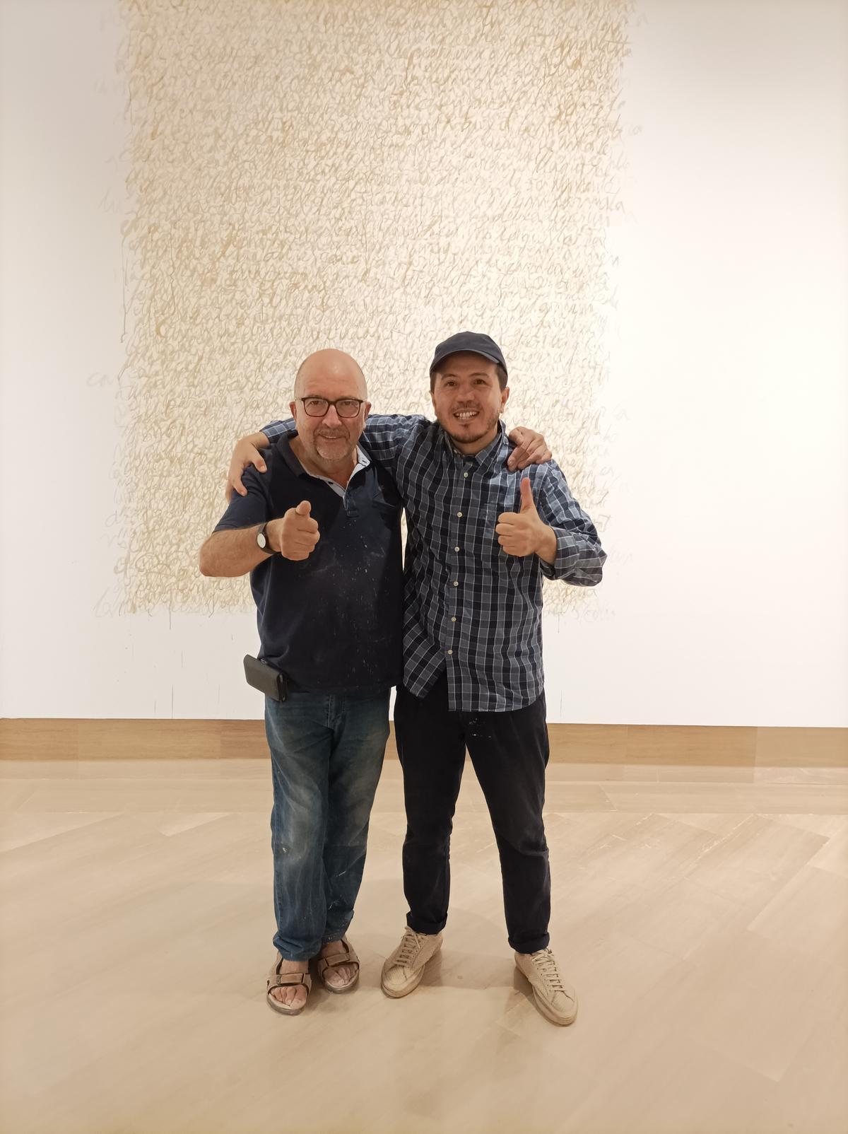 Las obras del artista alicantino Josep Ginestar y el marroquí Younes ...