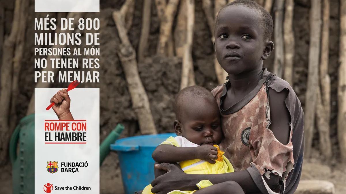 Save The Children lanza una campaña con el apoyo de la Fundació Barça