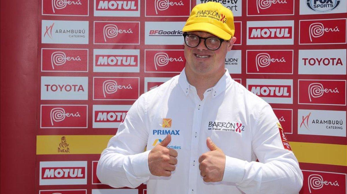 Lucas Barron, primera persona con síndrome de Down en disputar el Daka