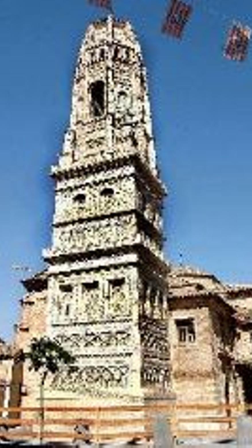 La torre de Utebo recupera su esplendor mudéjar