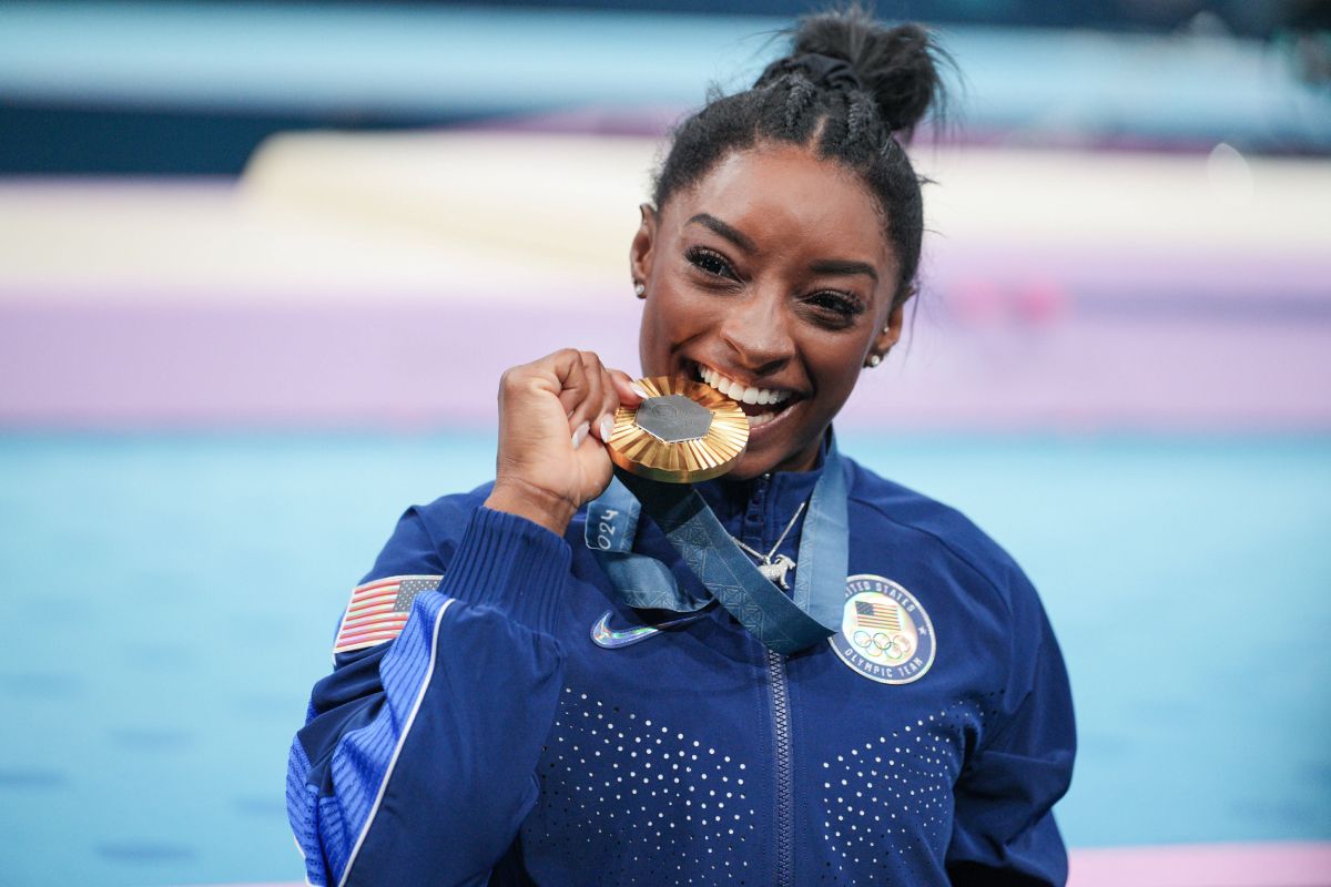 SIMONE BILES JOYA | El significado de la misteriosa joya de Simone Biles en los Juegos Olímpicos ...