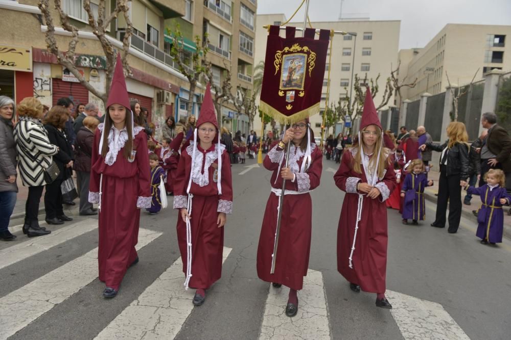 Procesión de los alumnos de Capuchinos, en Murcia - La Opinión de Murcia