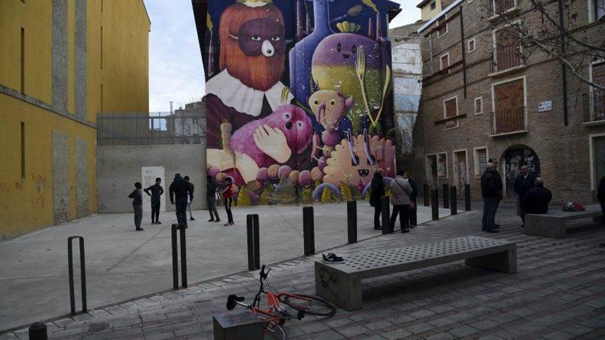 Inauguración de una nueva plaza en el Arrabal - El Periódico de Aragón
