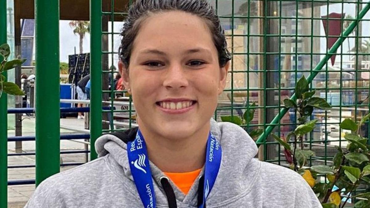 Ángela Martínez, campeona de la Copa de España de Aguas Abiertas