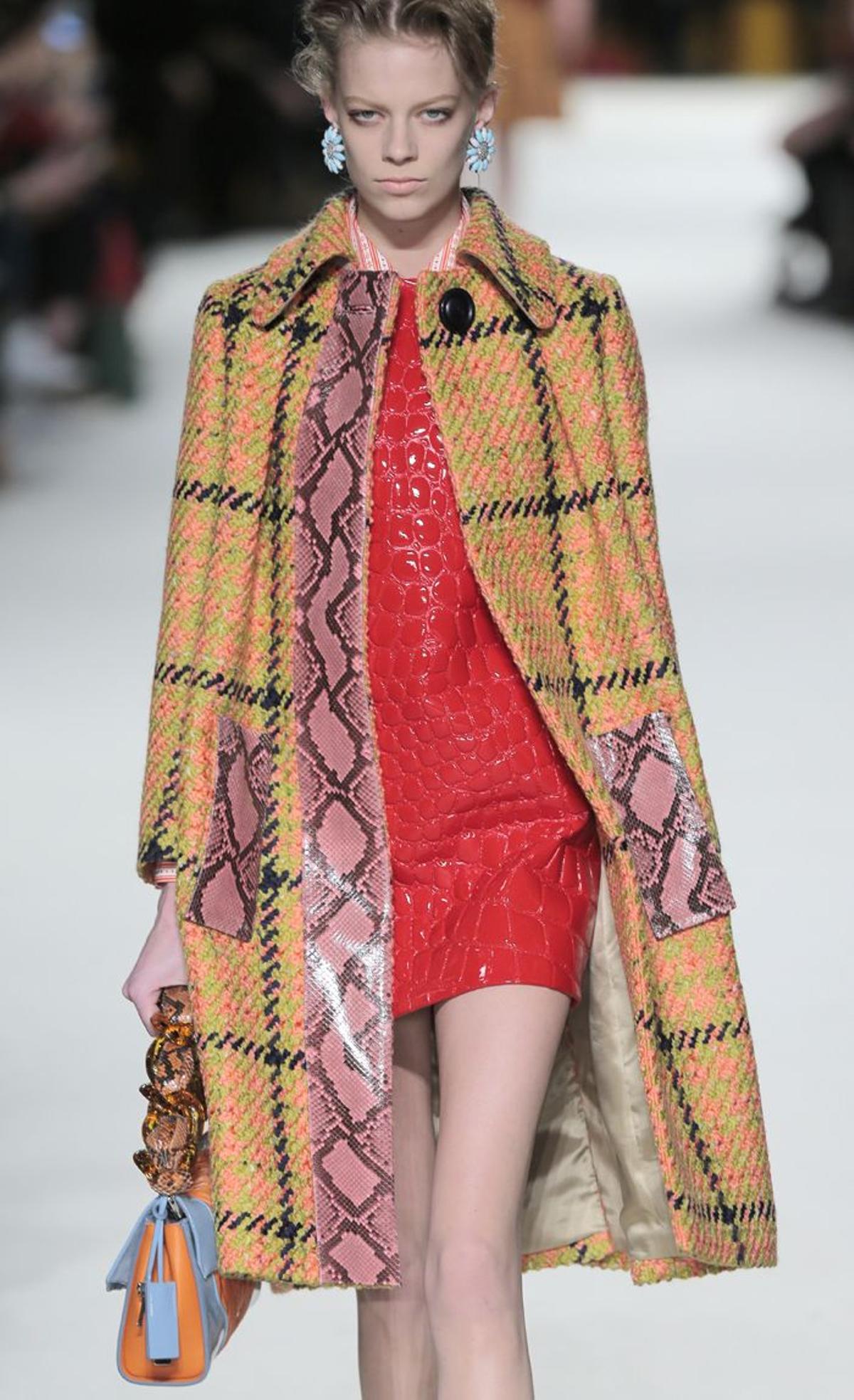 Miu Miu Otoño-Invierno 2015/16, mezclas de color - Woman