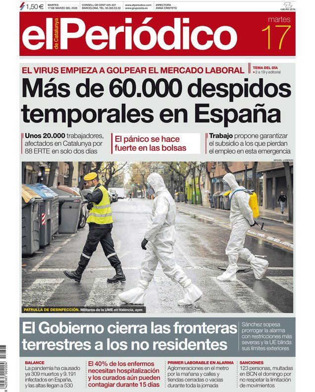 Prensa Hoy Portadas De Los Peridicos Del 10 De Marzo Del 2020 Resumen