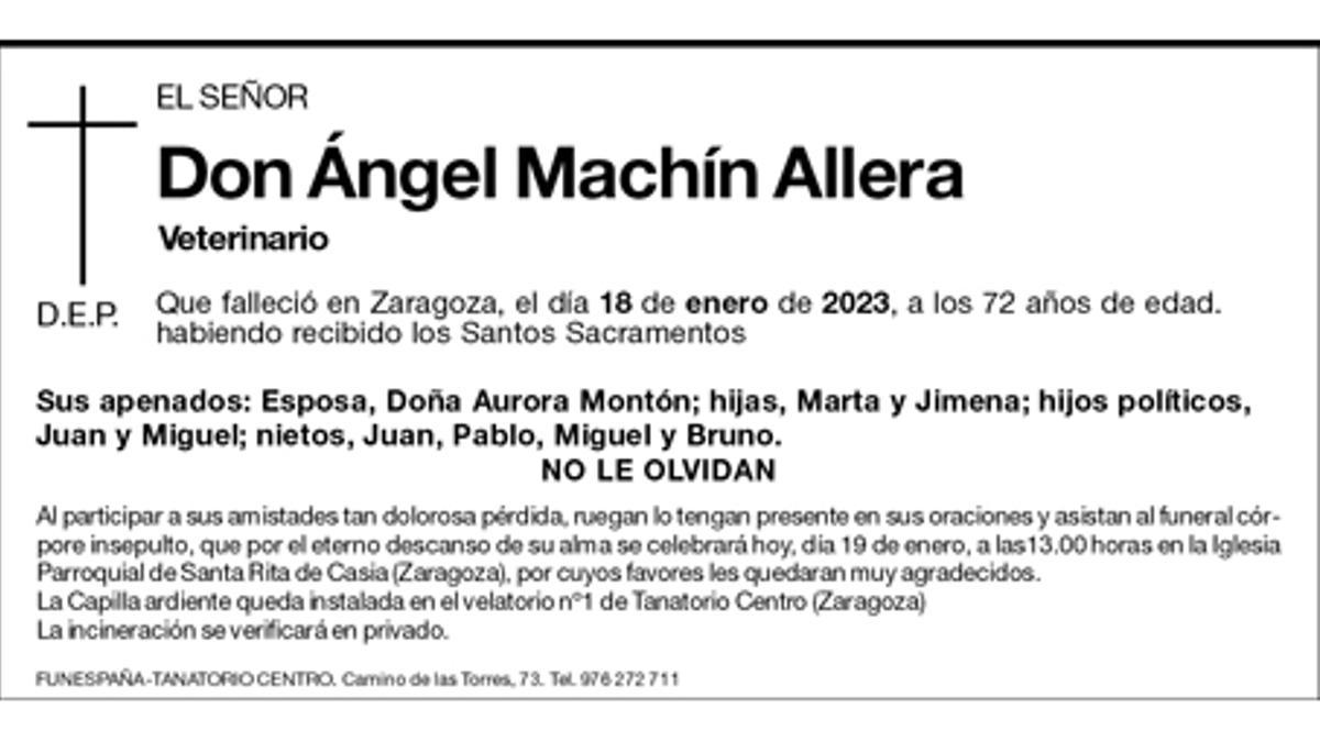 Ángel Machín Allera