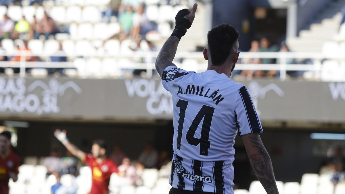 Álex Millán saca rédito de una temporada negra en el FC Cartagena