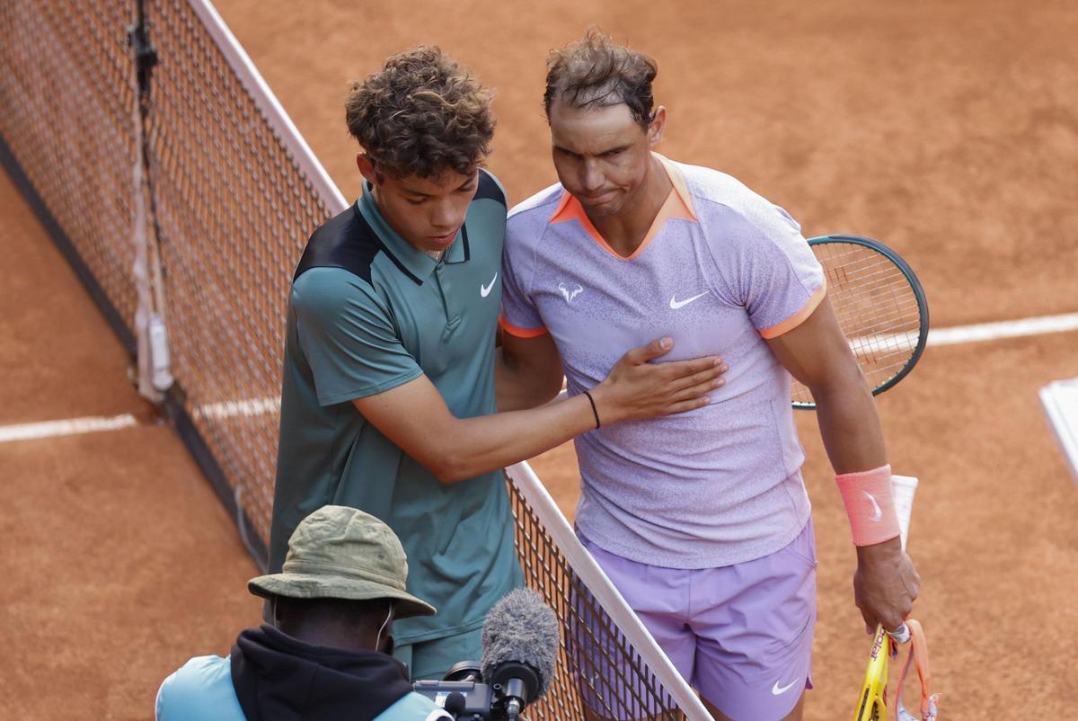 Mutua Madrid Open | Darwin Blanch - Rafa Nadal, en imágenes