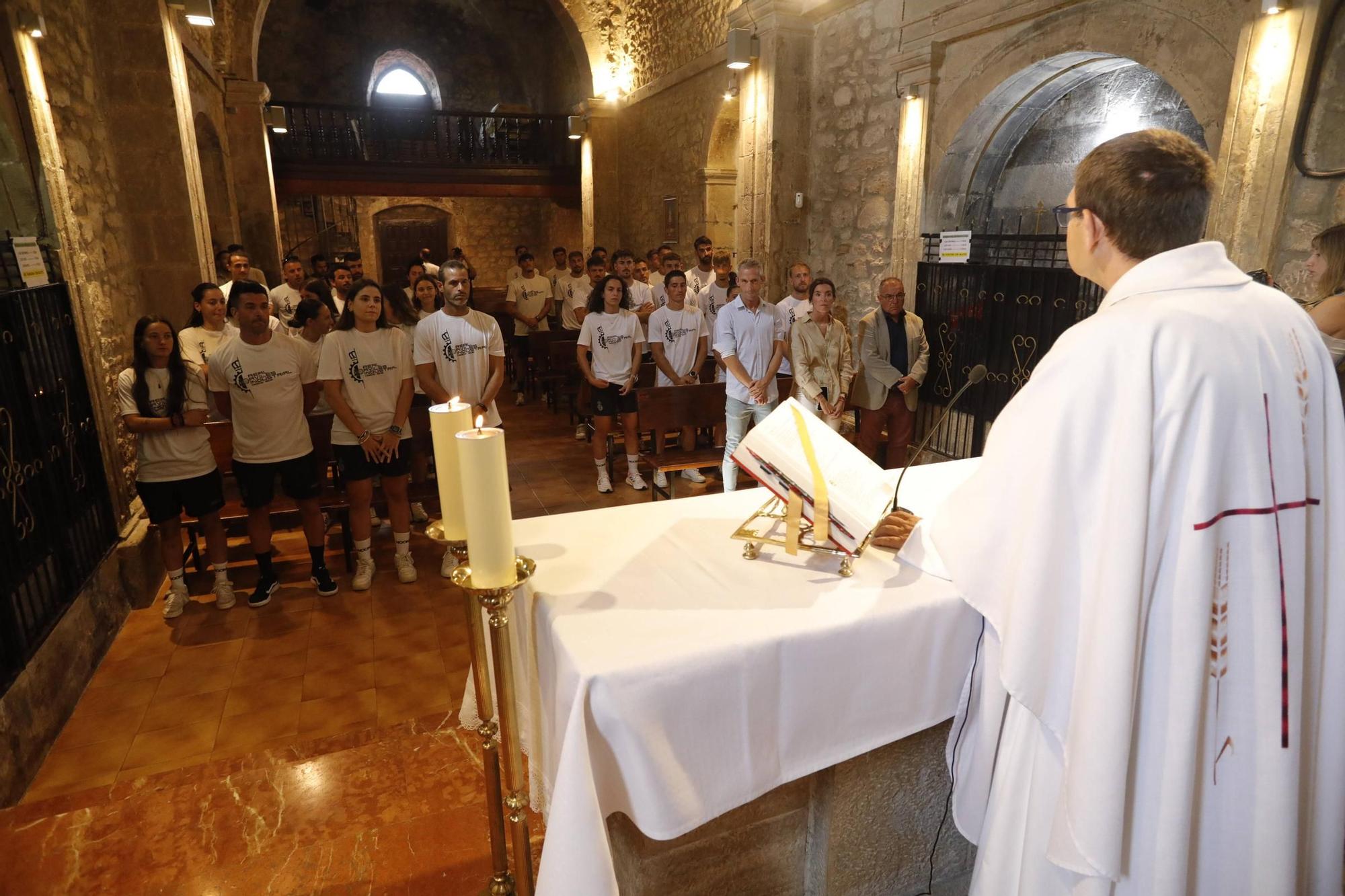EN IMÁGENES: Así fue la ofrenda del Avilés a la Virgen de La Luz