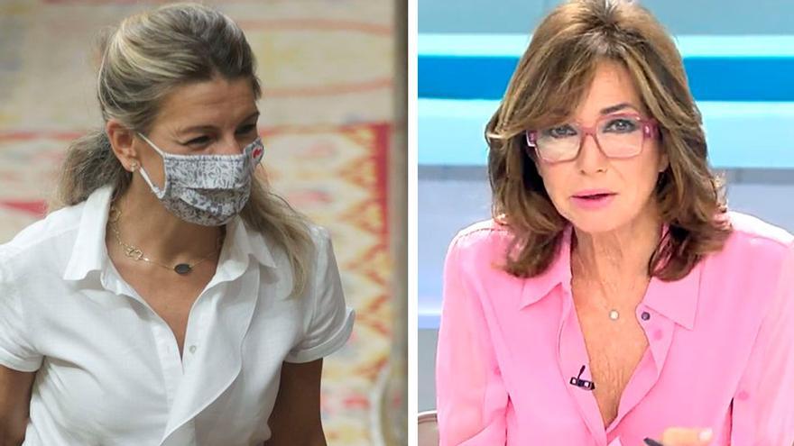 ANA ROSA | El mensaje de Yolanda Díaz a Ana Rosa que se ha vuelto viral ...