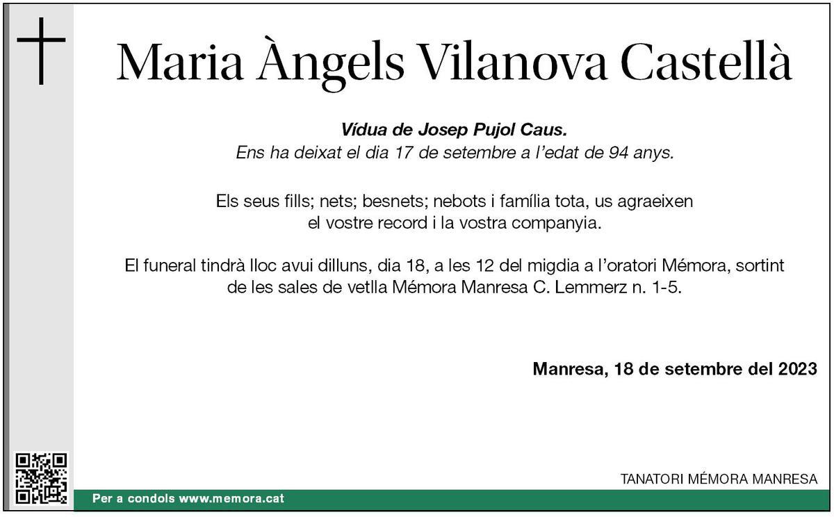Necrològiques del 18 de setembre del 2023