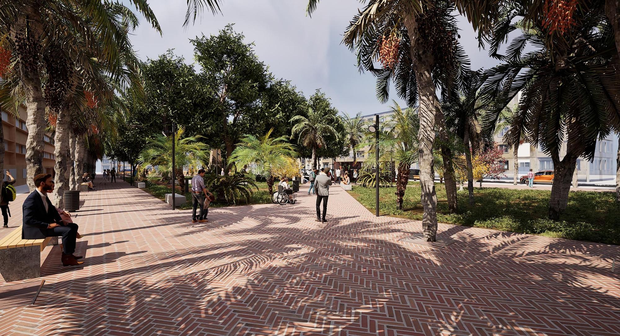 Elche contará con un renovado Paseo de Germanías, un refugio antiaéreo ...