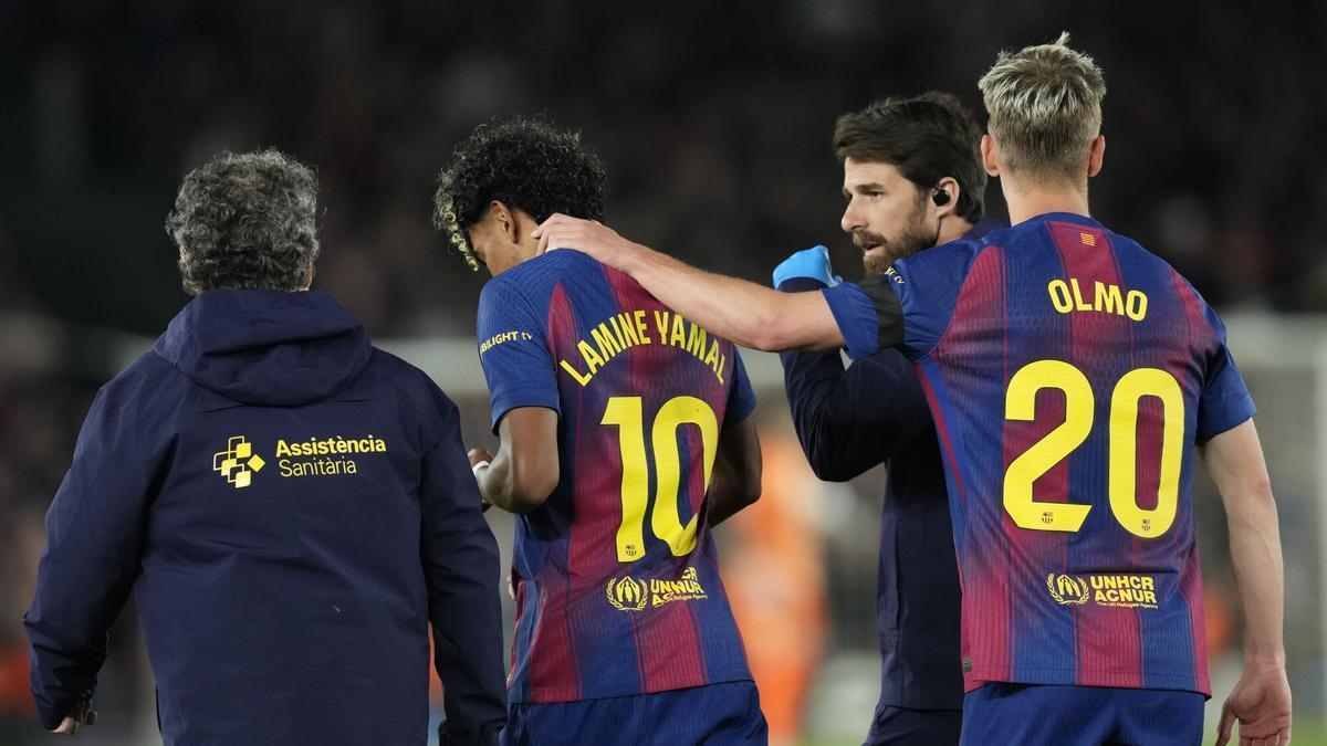 Las primeras palabras de Lamine Yamal tras su lesión: "Duele más de lo ...