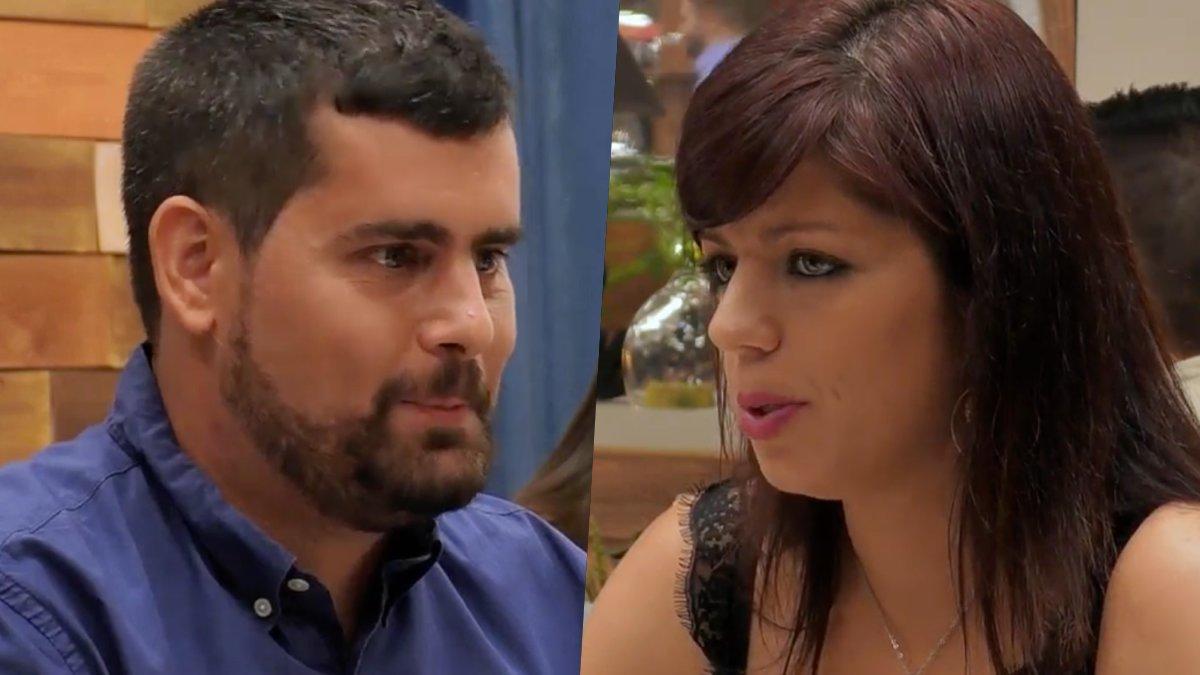 Emilia, al saber que su cita en First Dates es forofo del Real Madrid