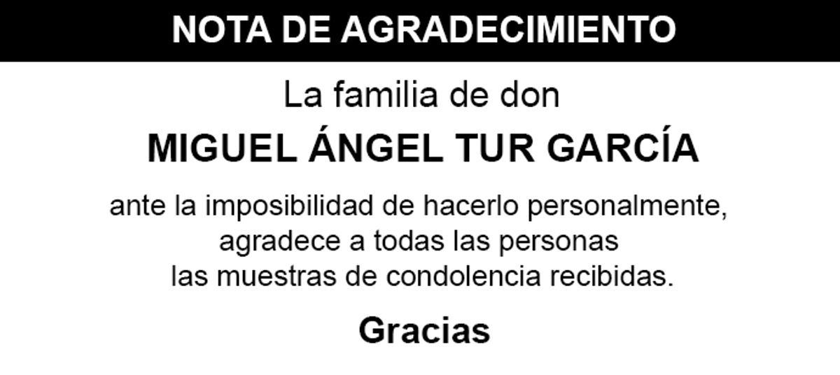 Nota Miguel Ángel Tur