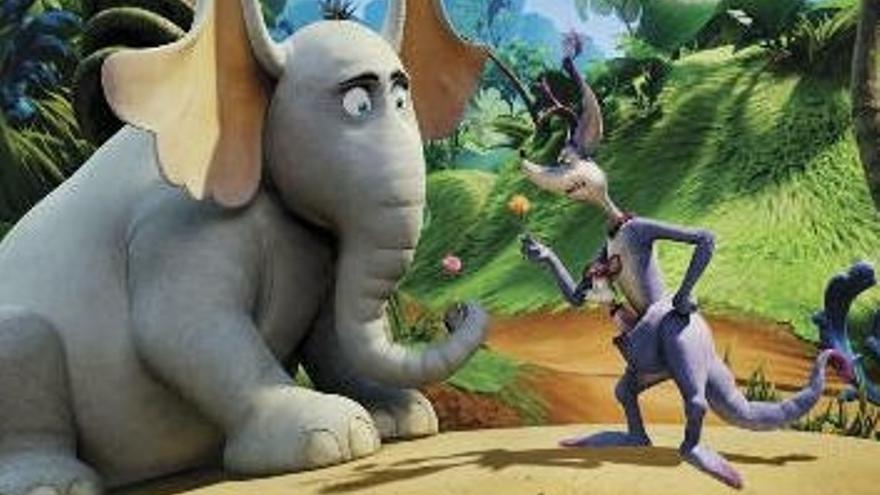La película de animación "Horton Hears a Who!" manda en la taquilla de EEUU