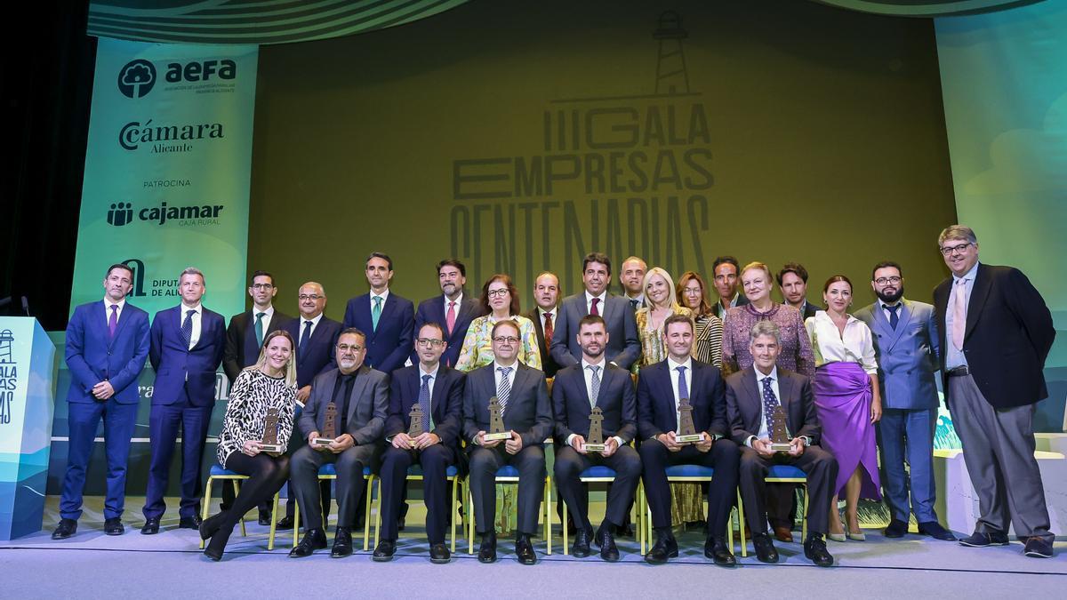 Gala de Empresas Centenarias: estos son los premiados