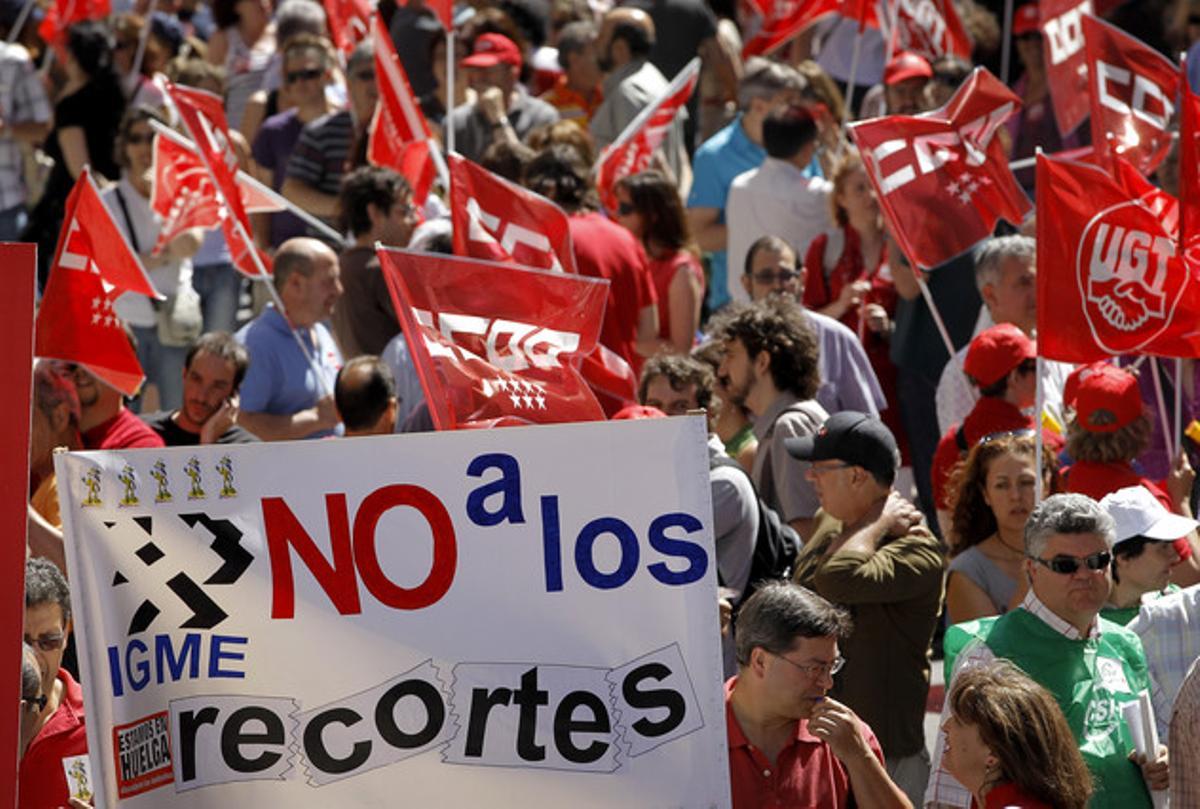 El mapa de los recortes