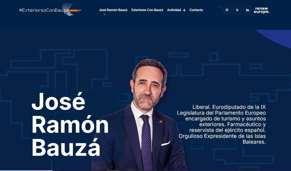 José Ramón Bauzá ya es lobista en Bruselas