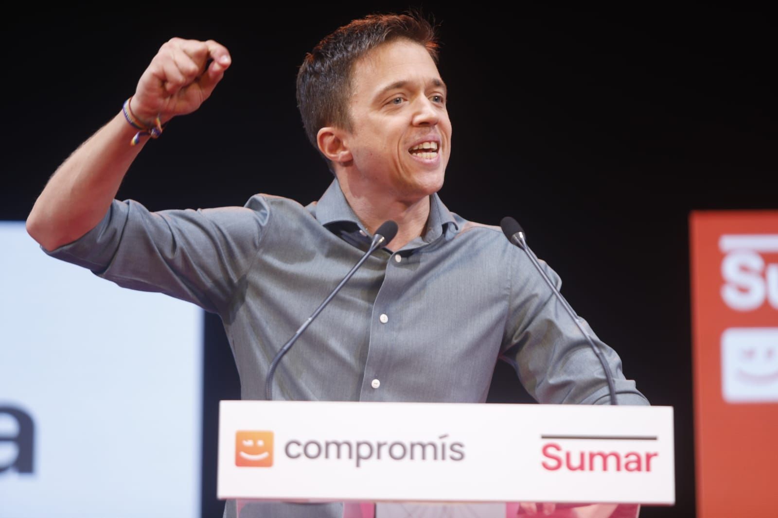 El mitin de Sumar en València, en imágenes