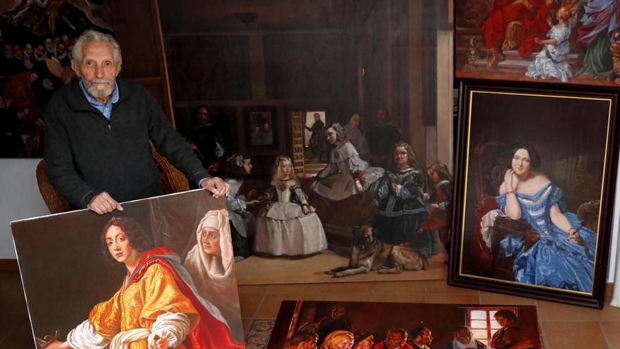 El pintor Ángel Barros expondrá su obra durante todo el mes en Redondela
