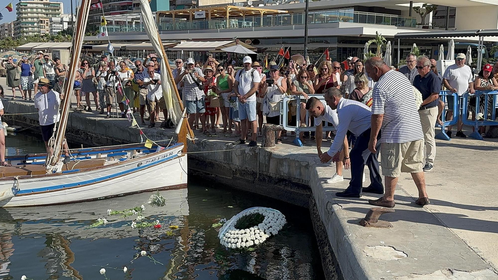 Festividad De La Virgen Del Carmen En Santa Pola Misa Y Ofrenda Floral