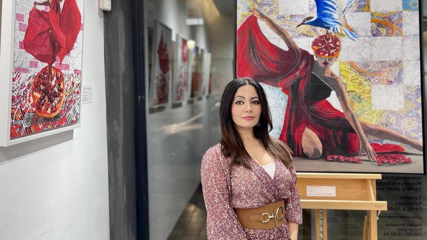 Obras de arte solidarias por Navidad: Neusha Sharifi dona 20 cuadros a ...