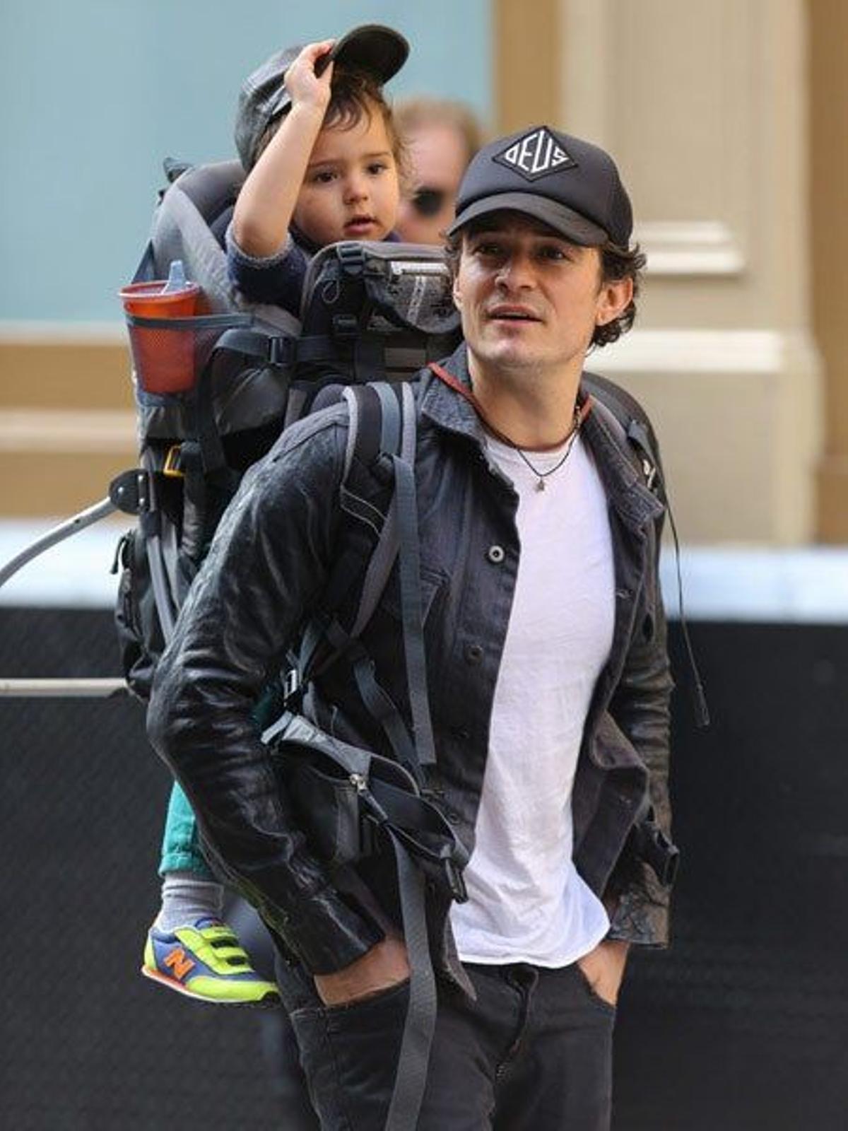 Orlando Bloom, de paseo con Flynn - Cuore